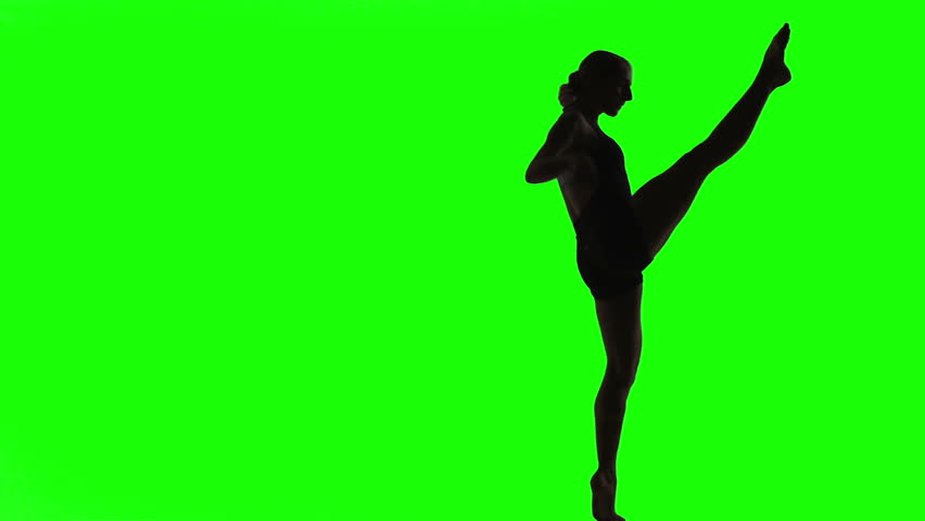 Dancer Silhouette Stock Footage Video Shutterstock