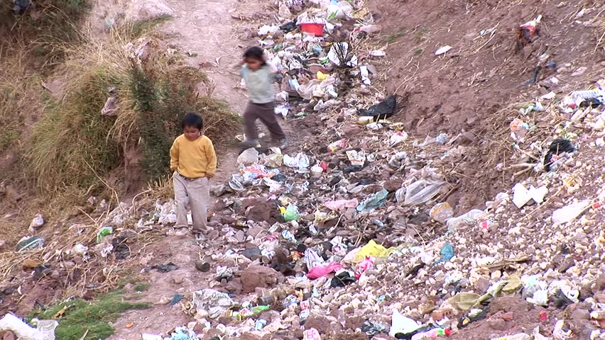 Cusco, Peru, South America. October 2007 Video Footage Of Poor Children ...