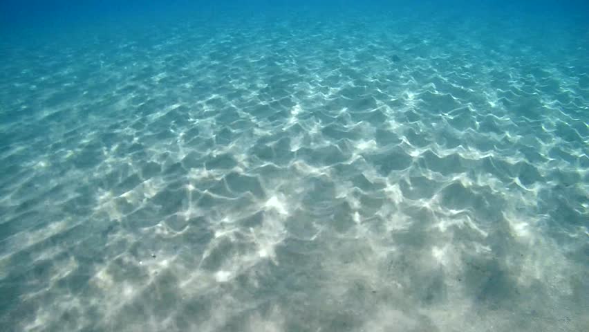 Tropical Sea Beach Ripple Water Turquoise Reflections On A White Sand ...