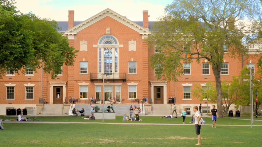 PROVIDENCE, RI - MAY 20, 2015: Students Gather At Brown University ...