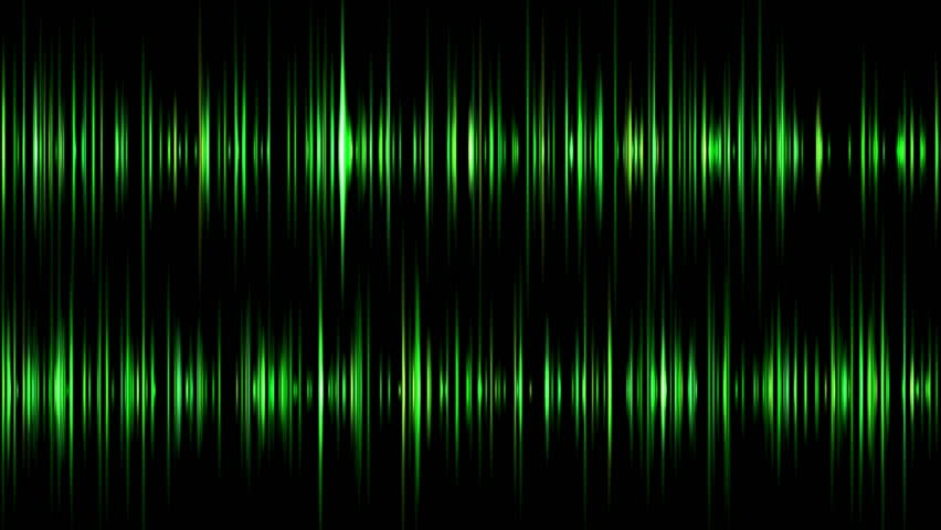 Waveform Sound. Audio Waveform Video Animation. Stock Footage Video ...
