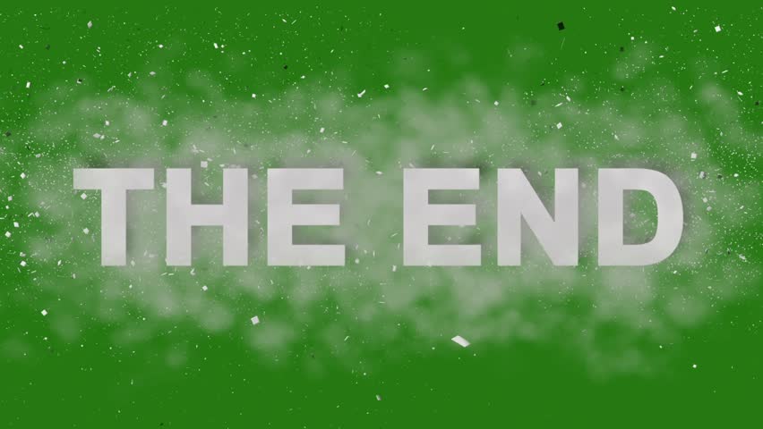 THE END. Animation Bumper Logo For Trailers. Powerful Titles With ...