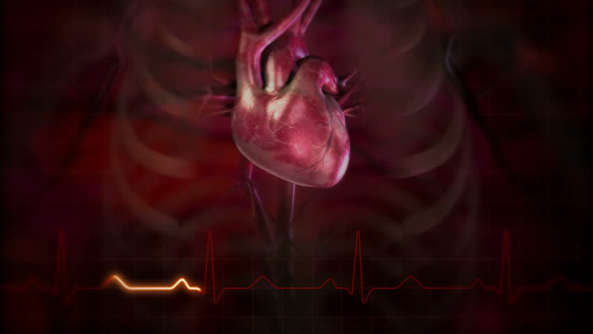 ECG Monitor With Beep, Health, Medical, Footage Clip Stock Footage ...