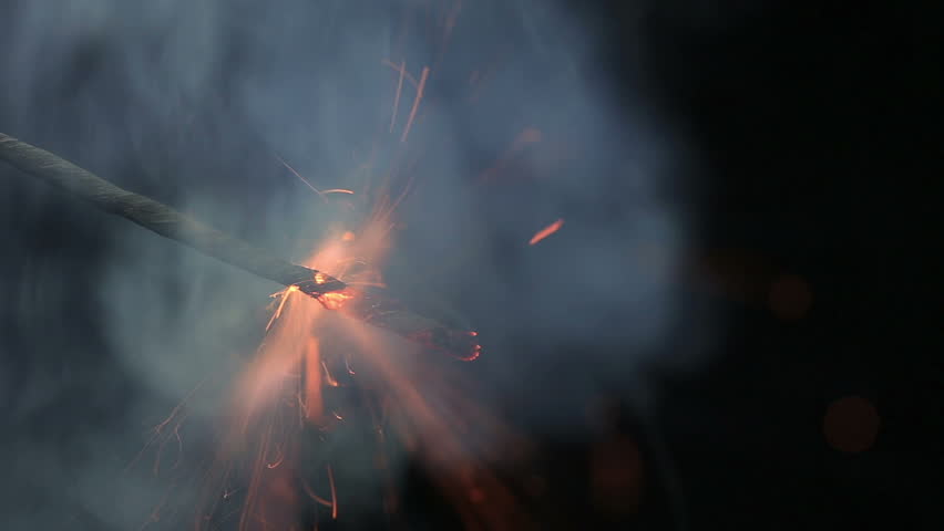 Burning Fuse Firecracker. Burning Cord Stock Footage Video 13445177 ...