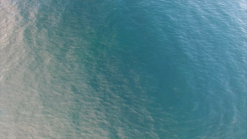 Top-down View Of Ocean Waves. Aerial 4k Ultra HD. Stock Footage Video ...