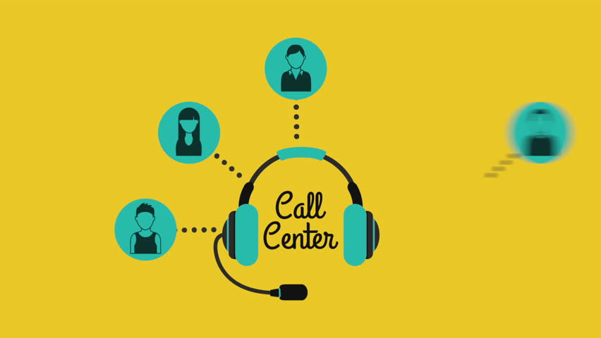 Call Center Icon Stock Footage Video - Shutterstock