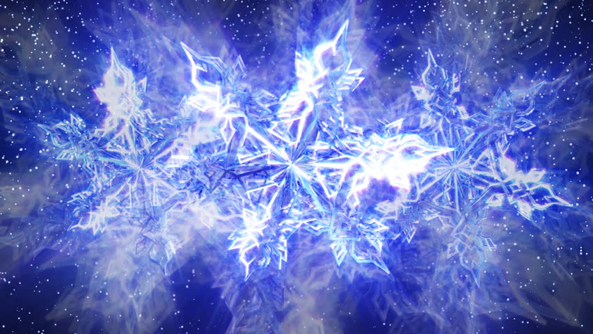 Sparkling Snowflakes And Falling Snow Stock Footage Video 1768823 ...