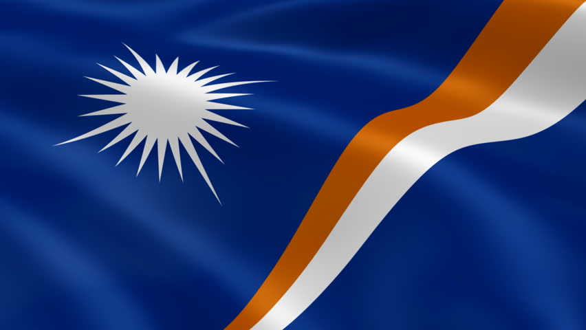 Flag Of The Marshall Islands Stock Footage Video 3704831 - Shutterstock