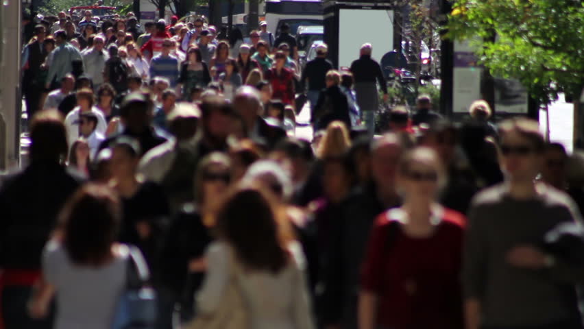 Crowd Moving Stock Footage Video - Shutterstock