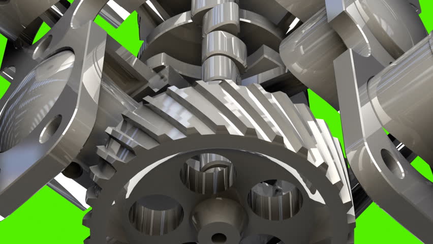 Chromium Engine Rotation On 360 Degrees 3D (green Screen,HD, 30fps ...