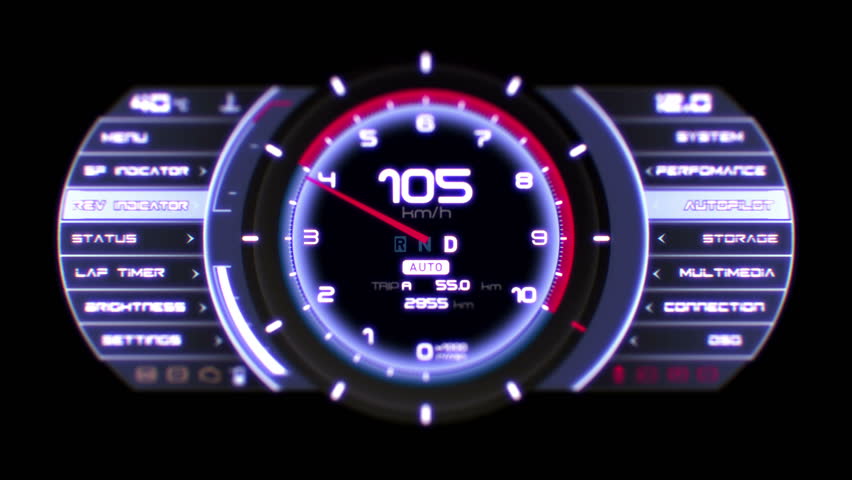 Tachometer Stock Footage Video - Shutterstock