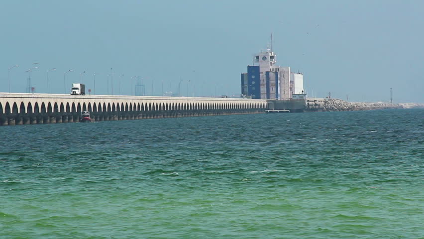 The Pier In Progreso, Mexico On The Yucatan Peninsula. This Pier ...