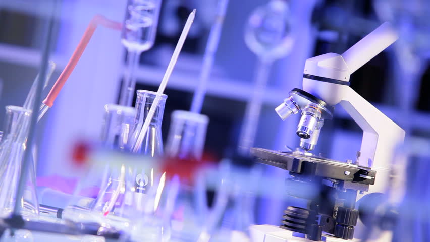 Modern Medical Scientific Equipment In Sterile Laboratory Conditions ...