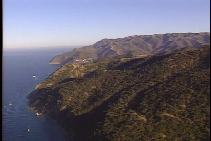 Aerial View Of Catalina Island Stock Footage Video 3745676 - Shutterstock
