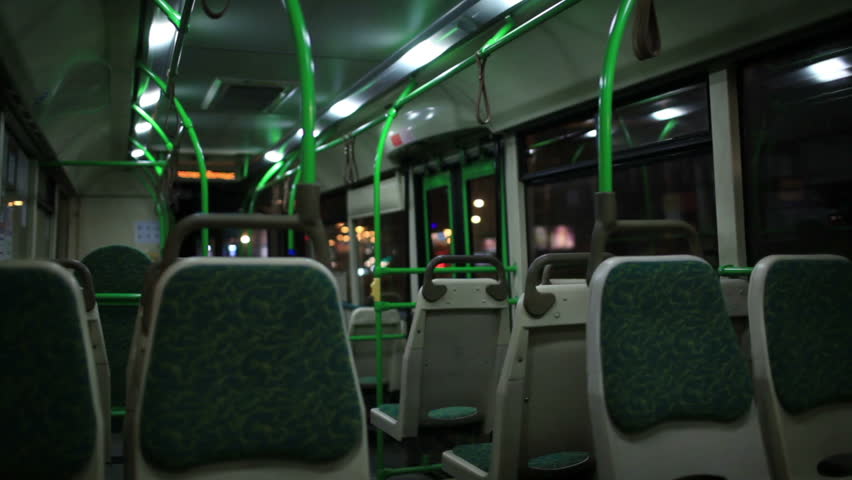 View Inside The Night Bus. Stock Footage Video 3797864 - Shutterstock