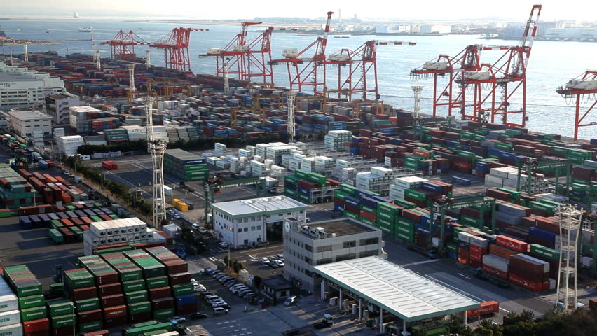 Japan - March 2011: Time Lapse View Of Activity At A Busy Japanese ...