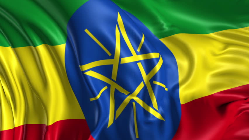 Flag Of Ethiopia Beautiful 3d Animation Of Ethiopia Flag In Loop Mode ...