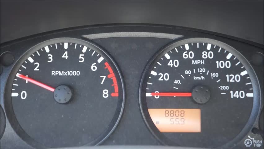 Vehicle Dashboard Rpm Gauge Stock Footage Video 6661130 - Shutterstock