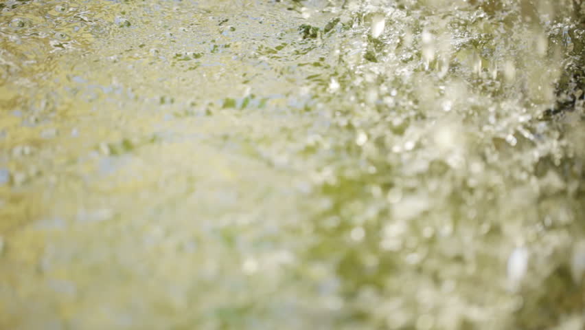 Rain Dripping Into A