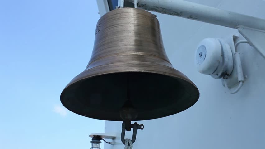 Ship's Bell Close To With Sound Stock Footage Video 6774487 - Shutterstock