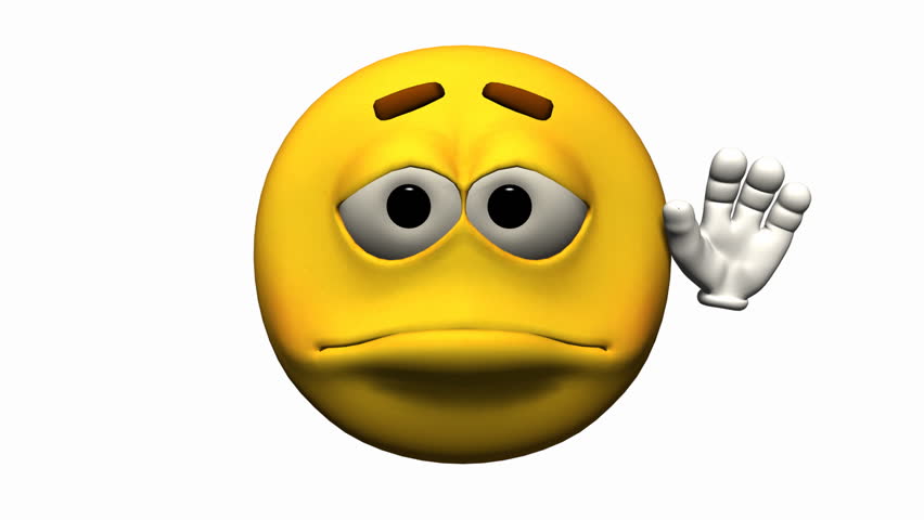 Looping Emoticon Animation: Bye 스톡 동영상 비디오 697822 - Shutterstock