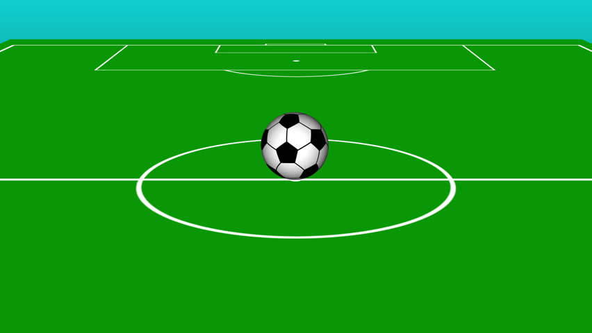 Zooming In On An Animated Soccer Field Stock Footage Video 8743471 ...