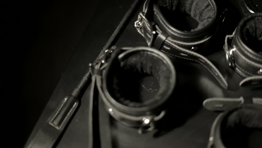 BDSM Tools On Black Table Stock Footage Video 9163226 - Shutterstock