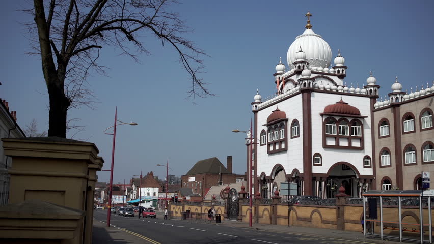 Sikh Gurdwara Or Temple In Handsworth, Birmingham. The Gurdwara Sahib ...
